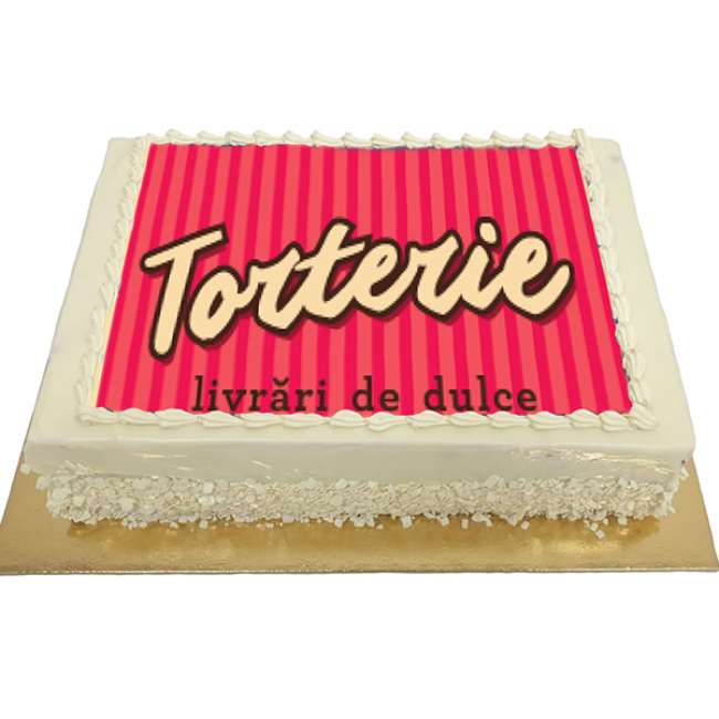 Tortu cu imagine imprimata